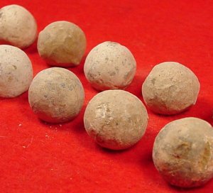 Ten .69 Caliber Round Balls