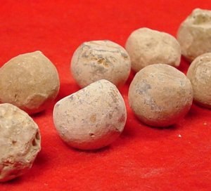 Ten .69 Caliber Round Balls