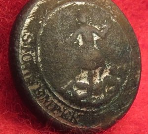 Virginia State Seal Cuff Button