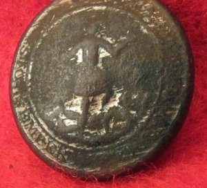 Virginia State Seal Cuff Button