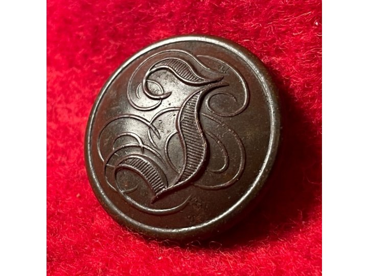 Confederate “Manuscript” Infantry Coat Button - P. Tait & Co