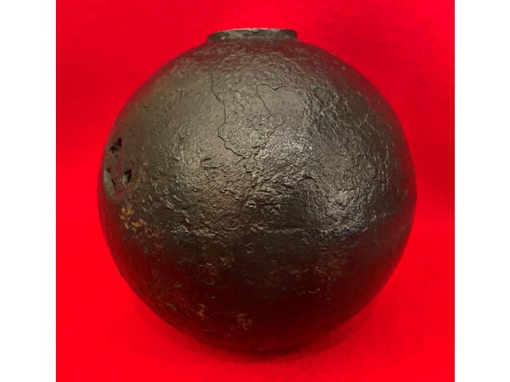 Confederate 12 Pounder Side-Loader Case Shot w/ Iron Side-Plug - High ...