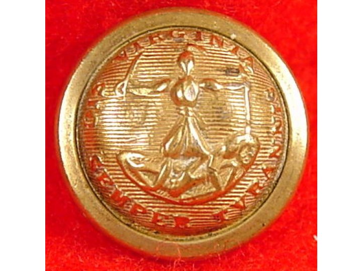 Virginia State Seal Cuff Button