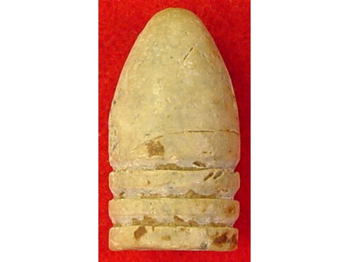 Carved .54 Cal. Bullet - Dated "1875"