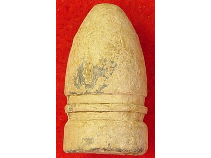 Confederate .58 Caliber Gardner Bullet with Mac Mason Writing