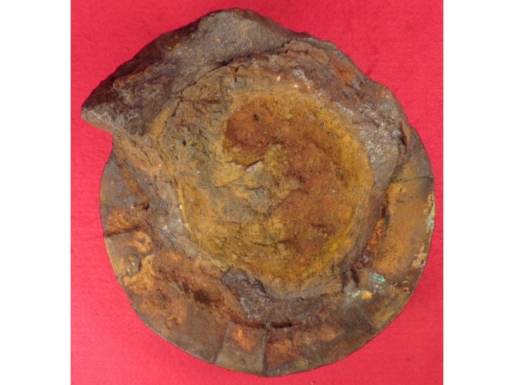 Huge Confederate Harding Shell Base with Copper Sabot
