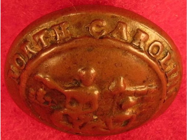 North Carolina State Seal Button