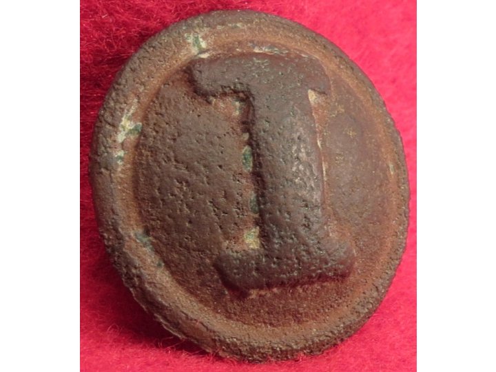 Confederate Infantry Button