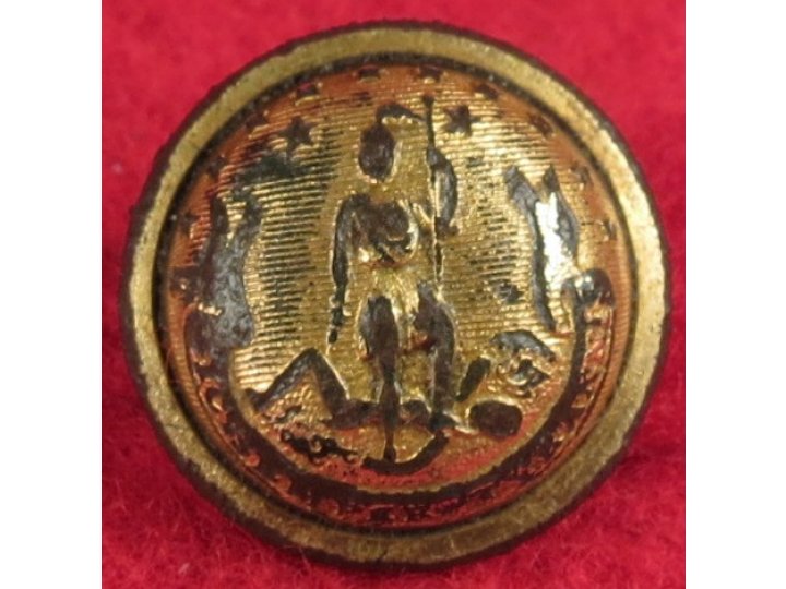 Virginia State Seal Cuff Button