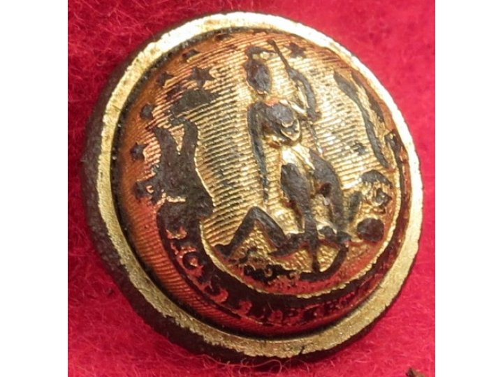 Virginia State Seal Cuff Button