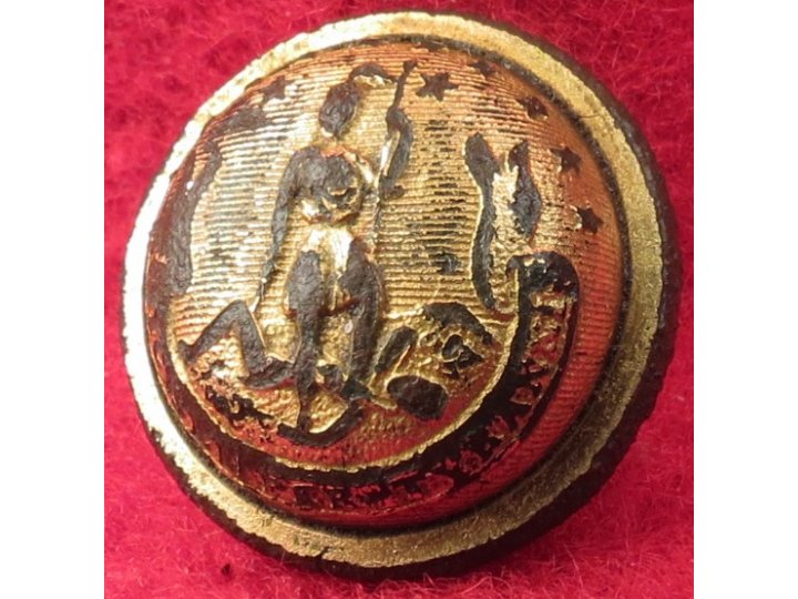 Virginia State Seal Cuff Button