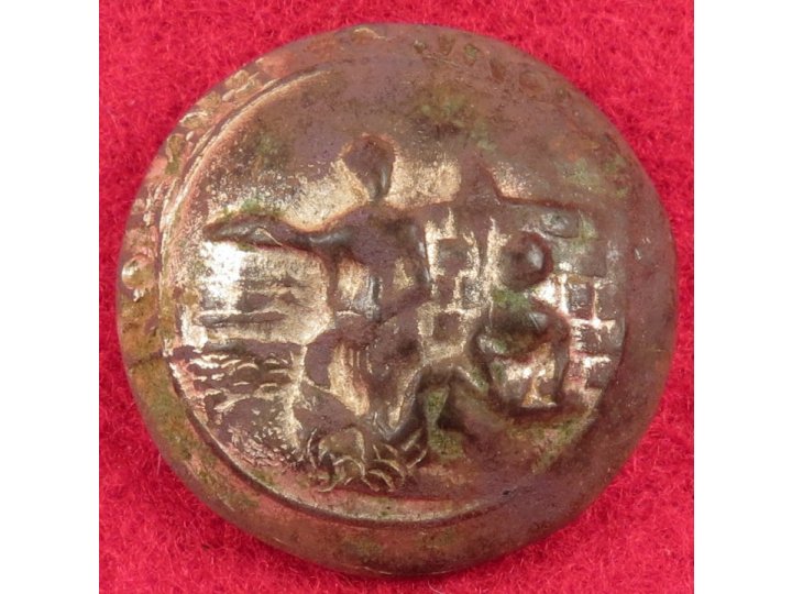 North Carolina State Seal Coat Button