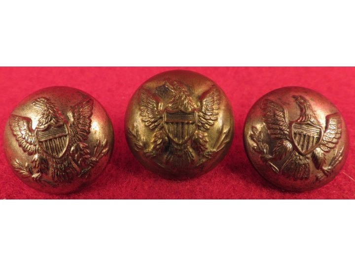 Three US Eagle Cuff Buttons