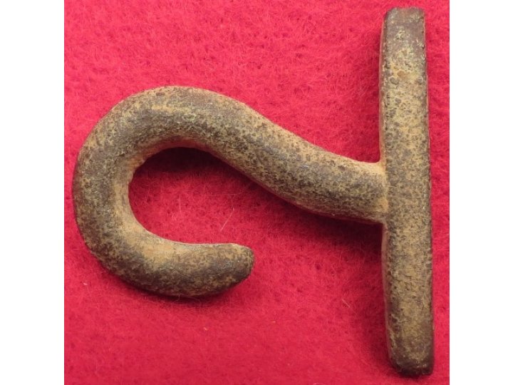 Confederate Isaacs Campbell Knapsack Buckle Half