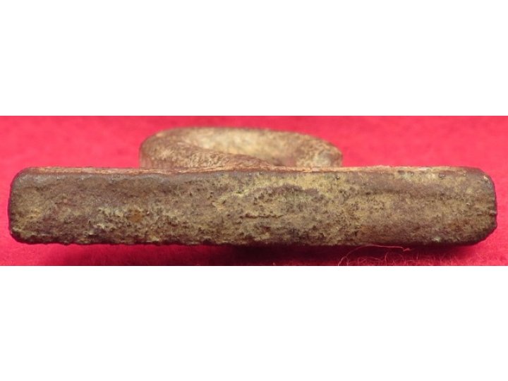 Confederate Isaacs Campbell Knapsack Buckle Half