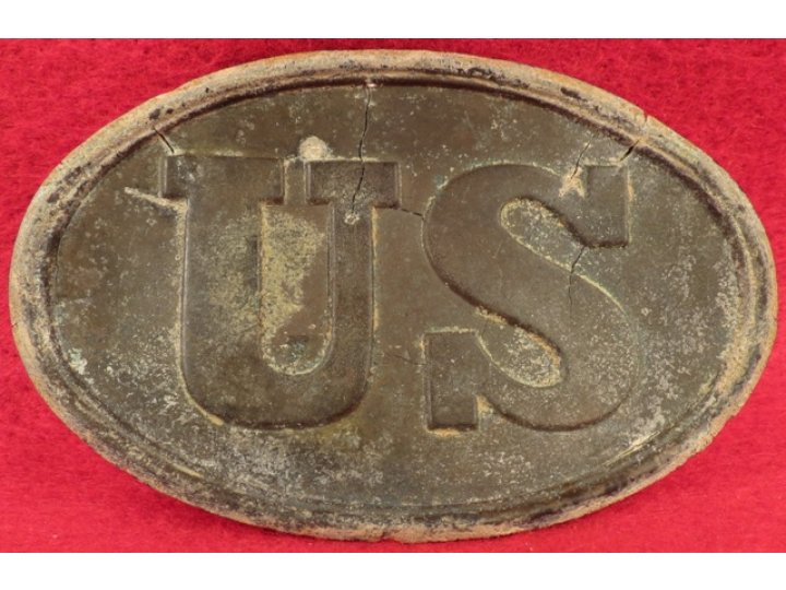 US Cartridge Box Plate - COLD HARBOR