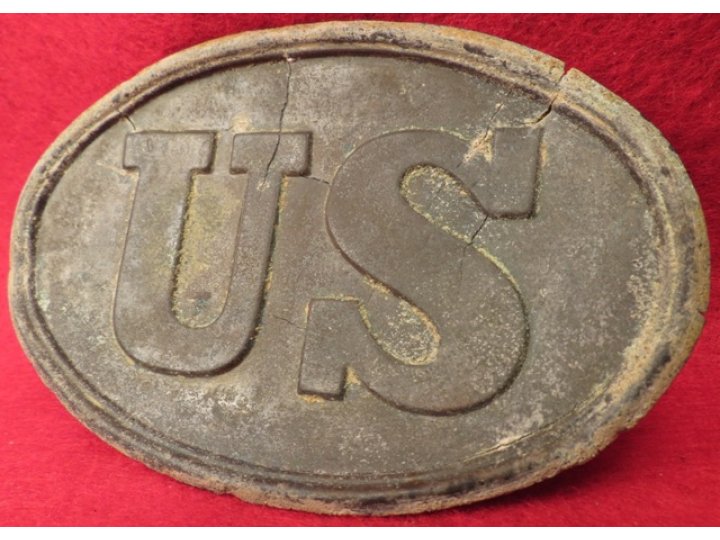 US Cartridge Box Plate - COLD HARBOR