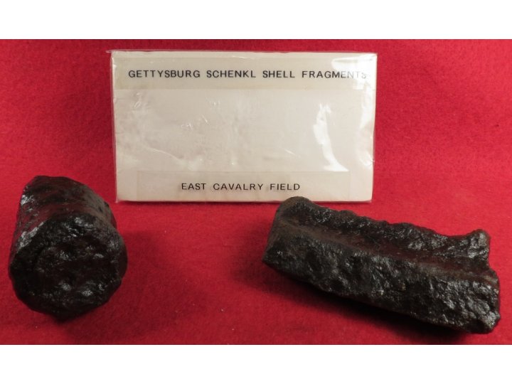 Schenkl Shell Shrapnel - Gettysburg Recovery