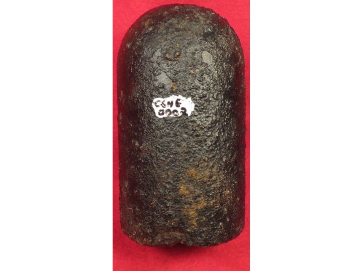Fired 3 Inch Schenkl Case-Shot Artillery Shell Fragment - Front Section
