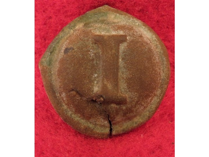 Confederate Infantry - Block "I" Button