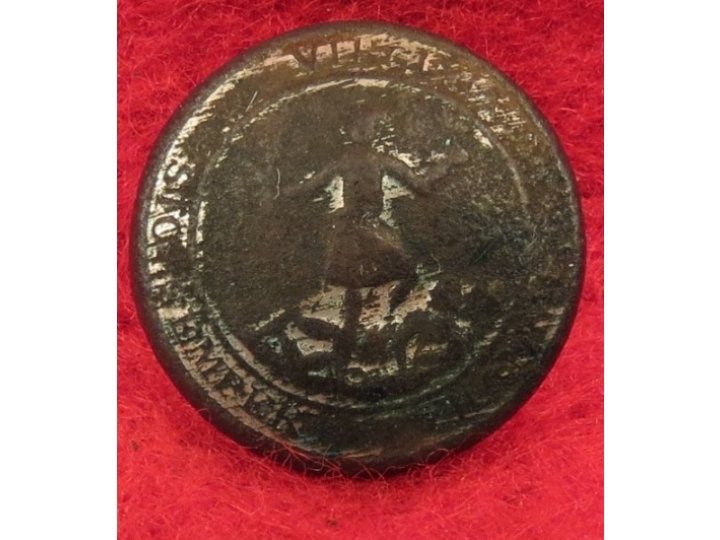 Virginia State Seal Cuff Button