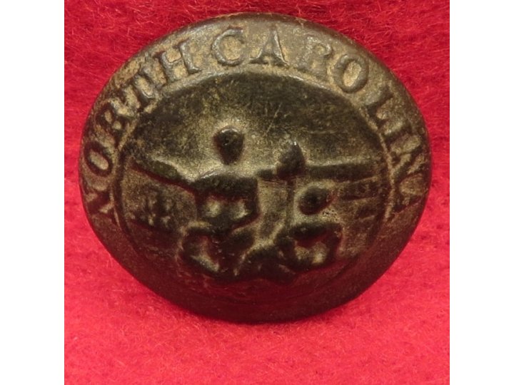 North Carolina State Seal Coat Button