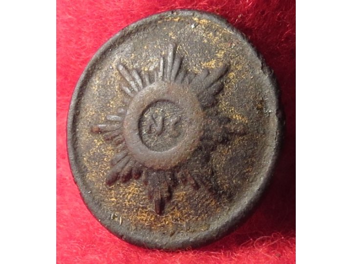 North Carolina Sunburst Button - NC 14 - Scarce 17 MM Size