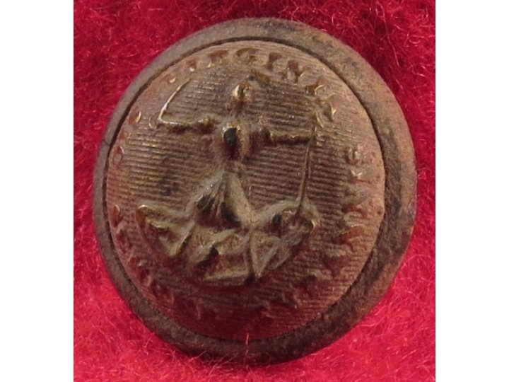 Virginia State Seal Cuff Button