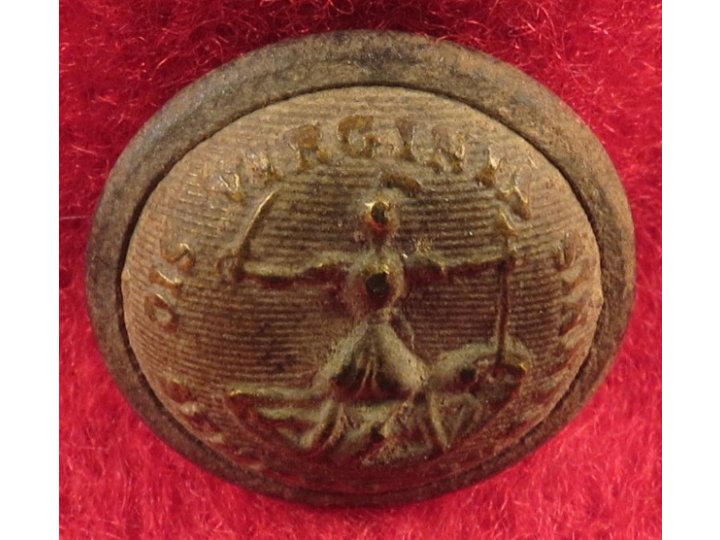 Virginia State Seal Cuff Button