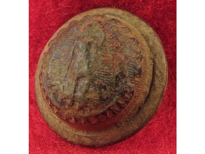 Virginia State Seal Cuff Button