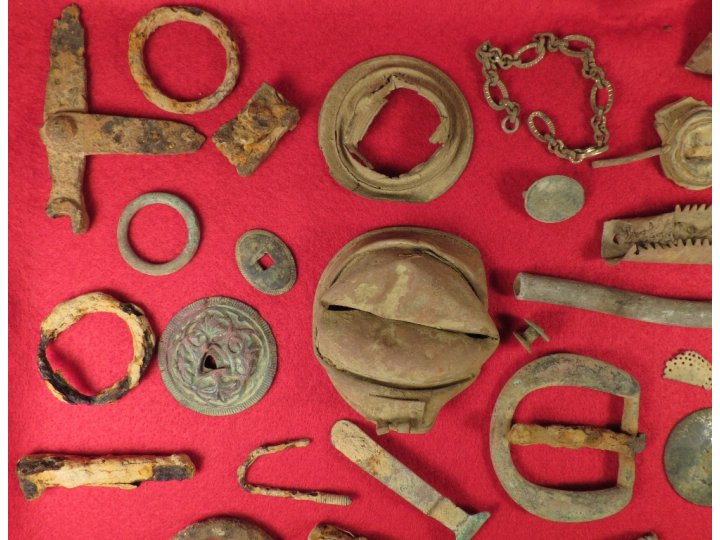 Excavated Camp and Home Site Relics