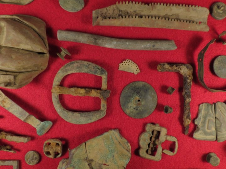 Excavated Camp and Home Site Relics