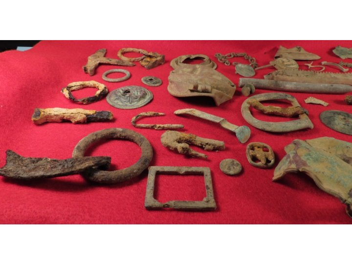 Excavated Camp and Home Site Relics