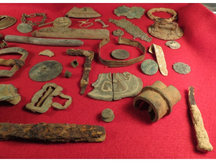 Excavated Camp and Home Site Relics