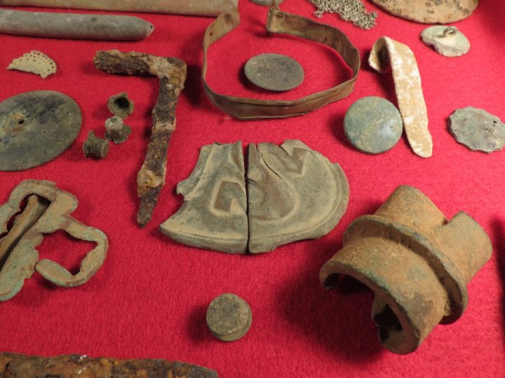 Excavated Camp and Home Site Relics