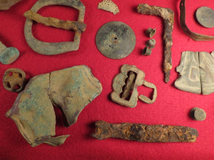 Excavated Camp and Home Site Relics