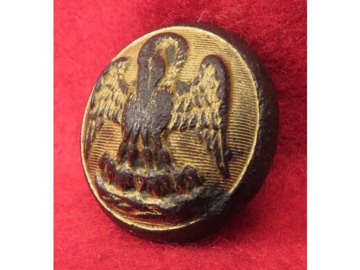 Louisiana State Seal Coat Button