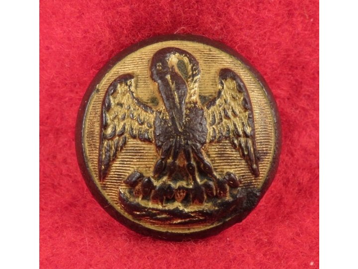 Louisiana State Seal Coat Button