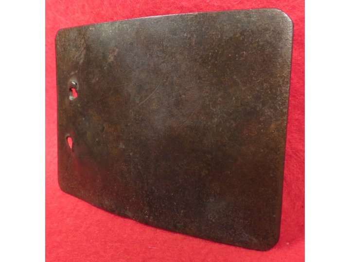 Confederate "Clip Corner" Belt Buckle with Field Modification