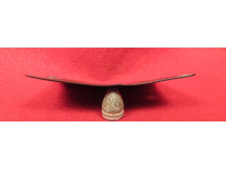 Confederate "Clip Corner" Belt Buckle with Field Modification