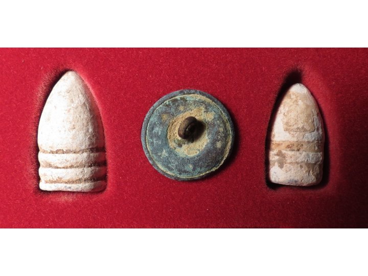 Gettysburg Bullets & Button Display