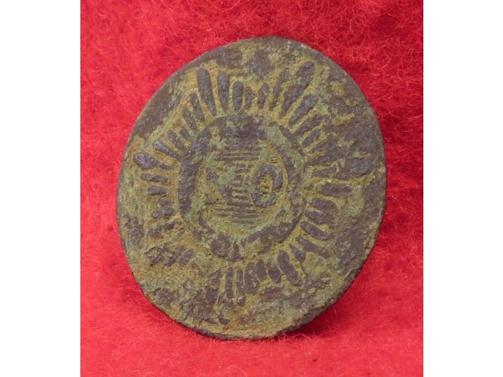 North Carolina "Sunburst" Coat Button