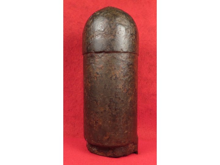 Confederate 3-Inch Broun Shell with Half Inch Bourrelet +++ Peter ...